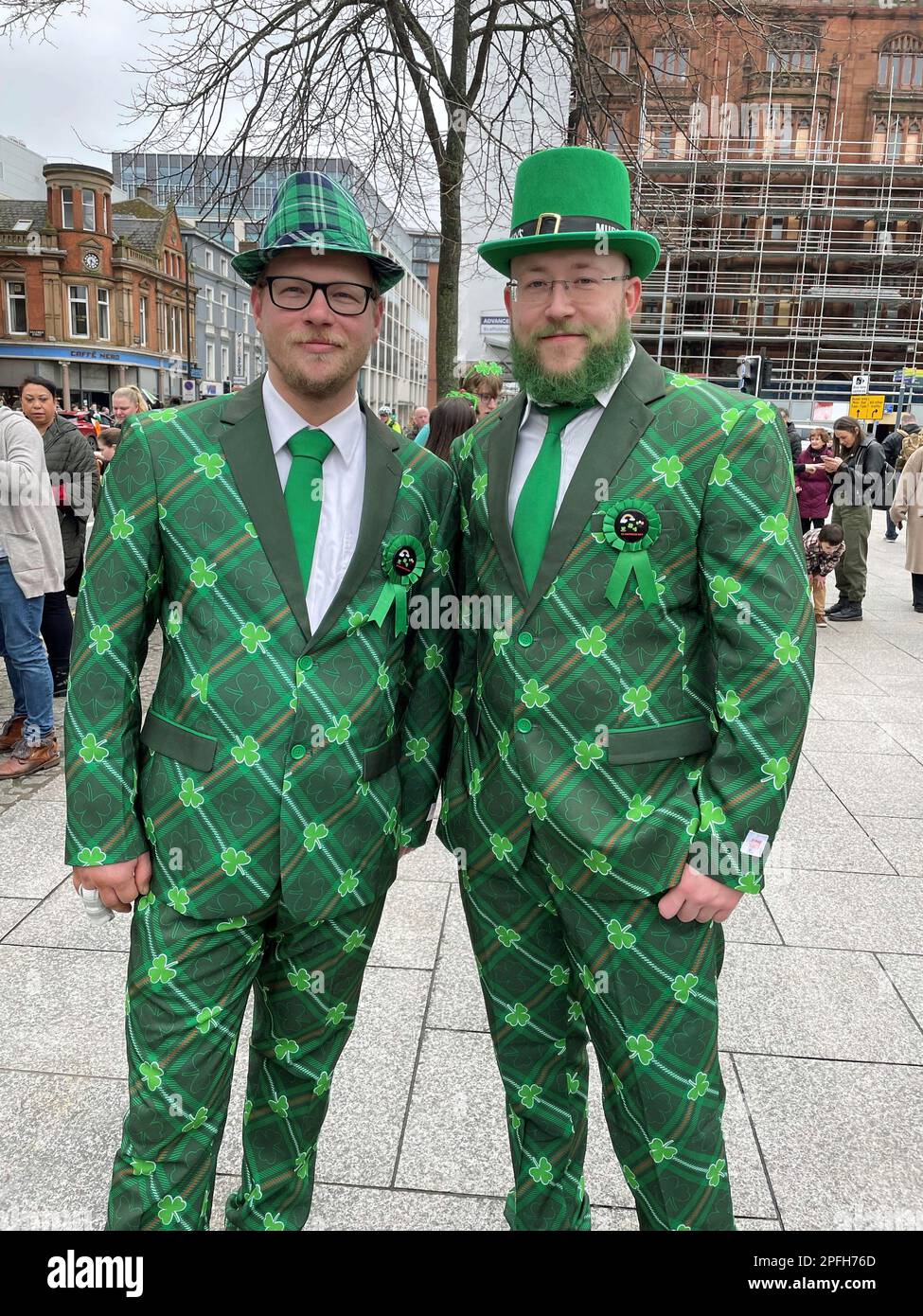 Felix Angel and Patrick Kressner who have travelled from Leipzig in ...