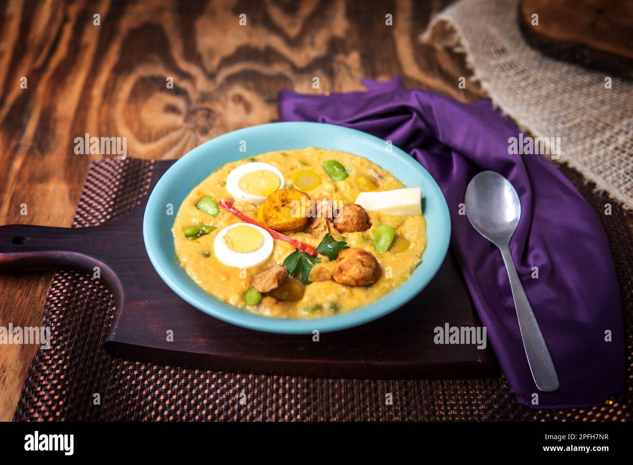 Fanesca is a typical dish of Ecuador that is eaten during Easter Stock ...