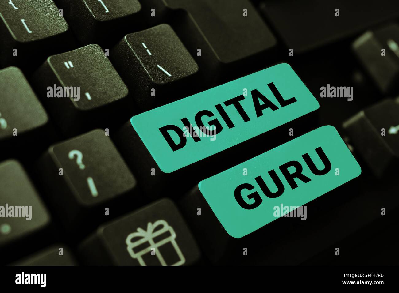 Conceptual caption Digital Guru. Internet Concept teacher and ...