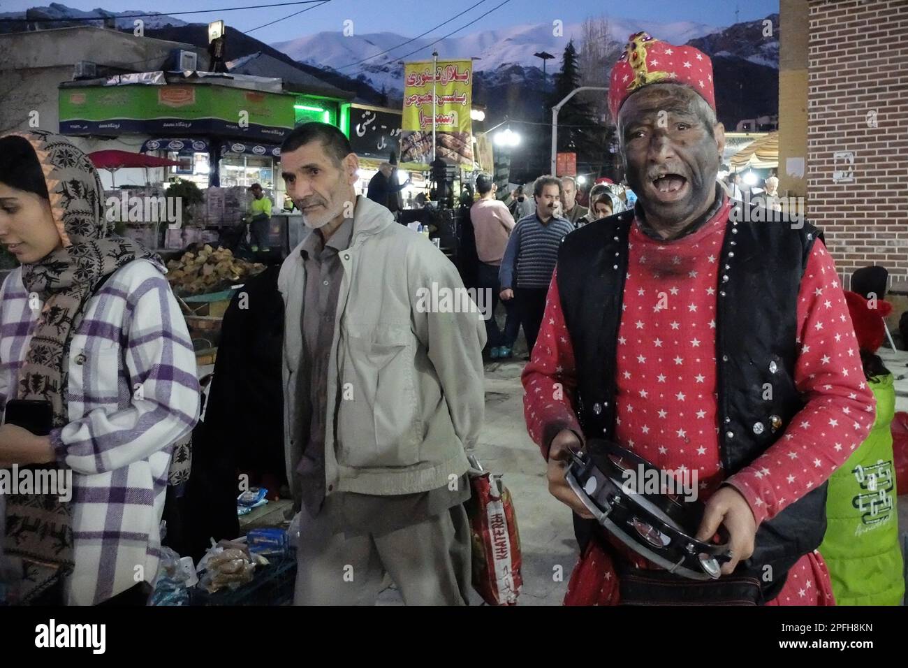 Tehran, Tehran, Iran. 16th Mar, 2023. A man dressed as the fictional ...