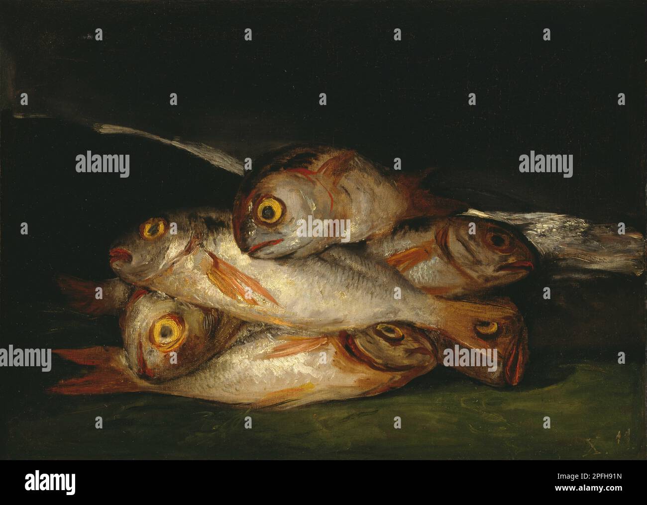 Still Life with Golden Bream (1808 - 1812) by Francisco de Goya y ...