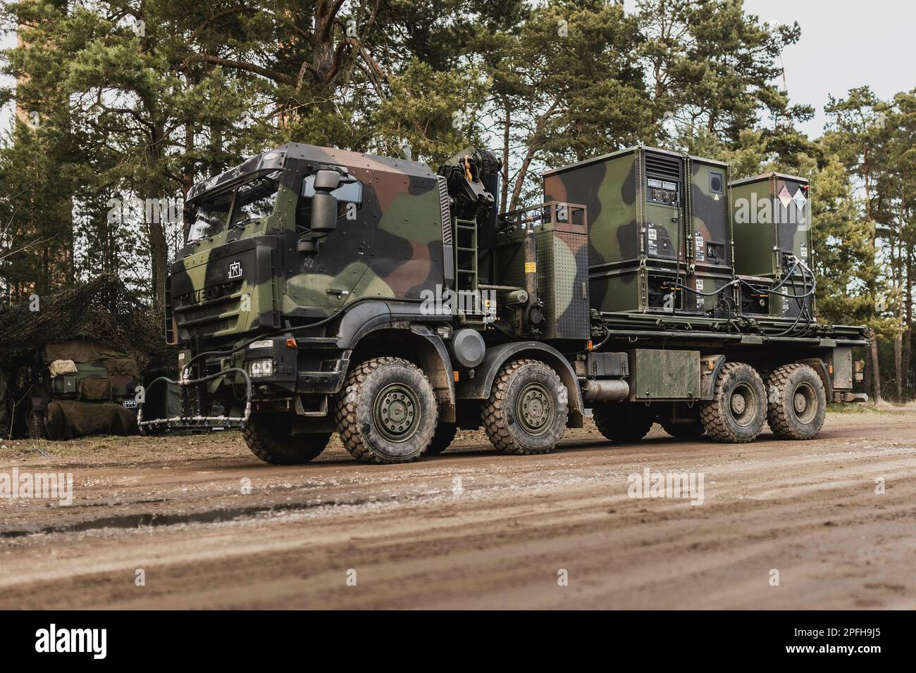 Troop decontamination station TEP 90, taken as part of a capability ...