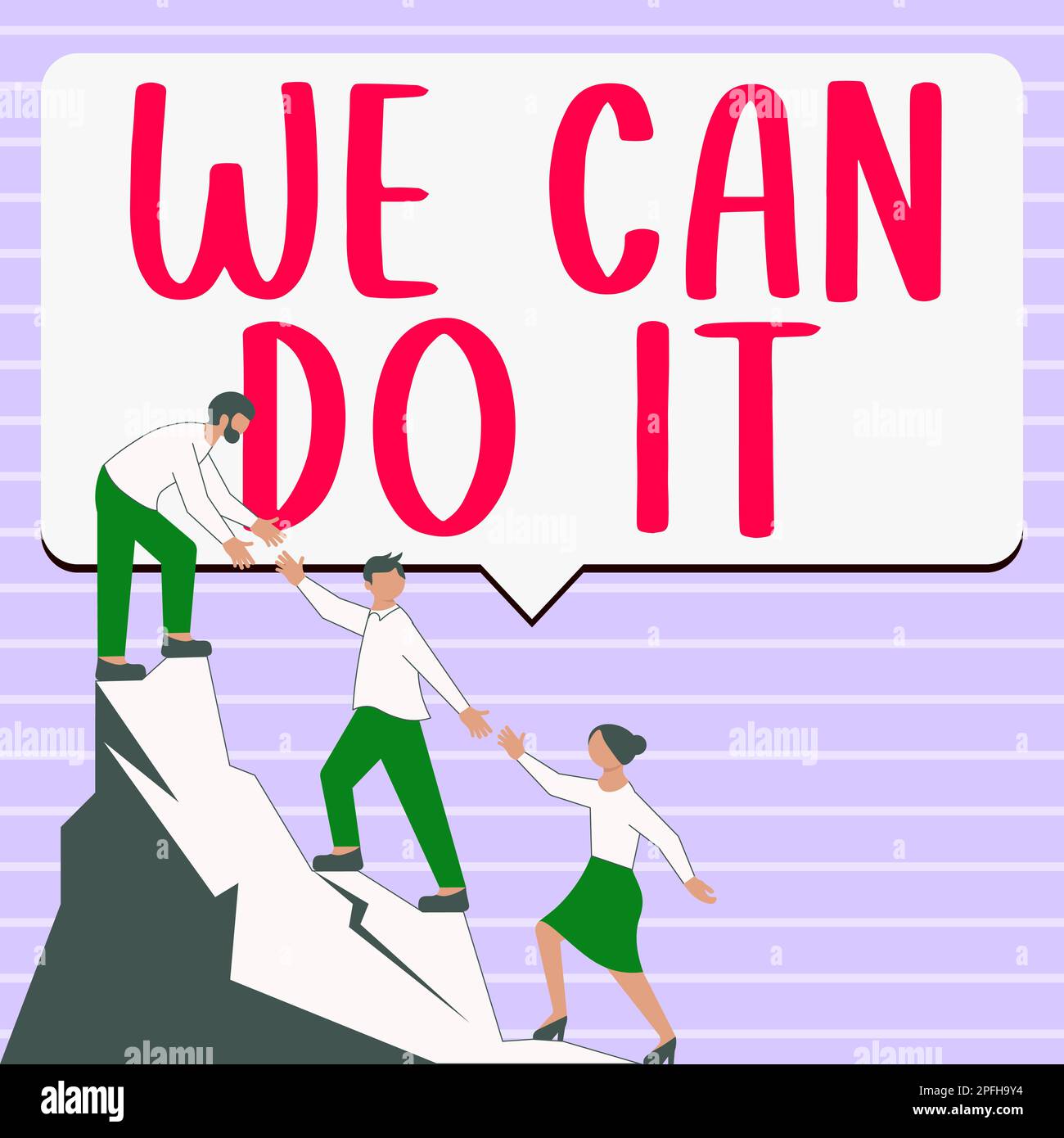 Handwriting text We Can Do It. Business idea see yourself as powerful ...