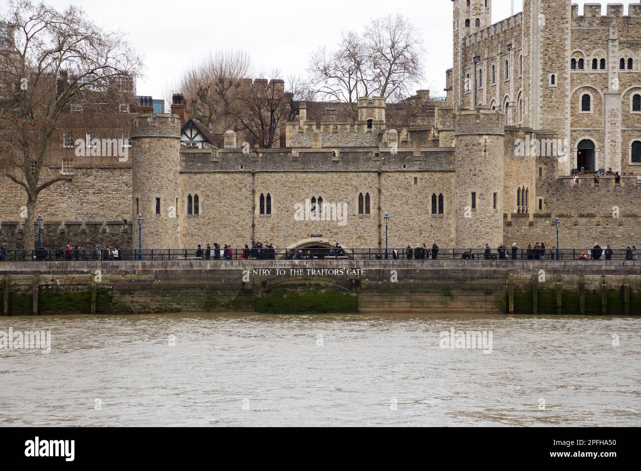 Now bricked up, the Traitor's / Traitor 's gate entrance (part of St ...