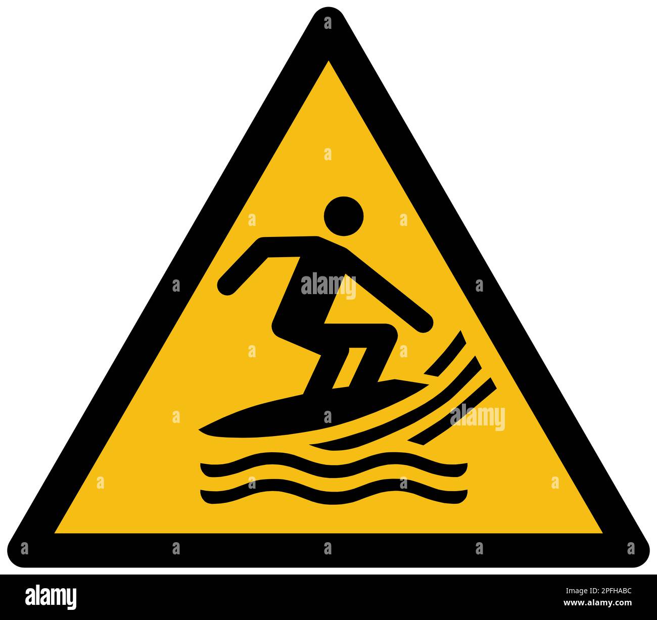 ISO 7010 Surfing sign Stock Photo - Alamy