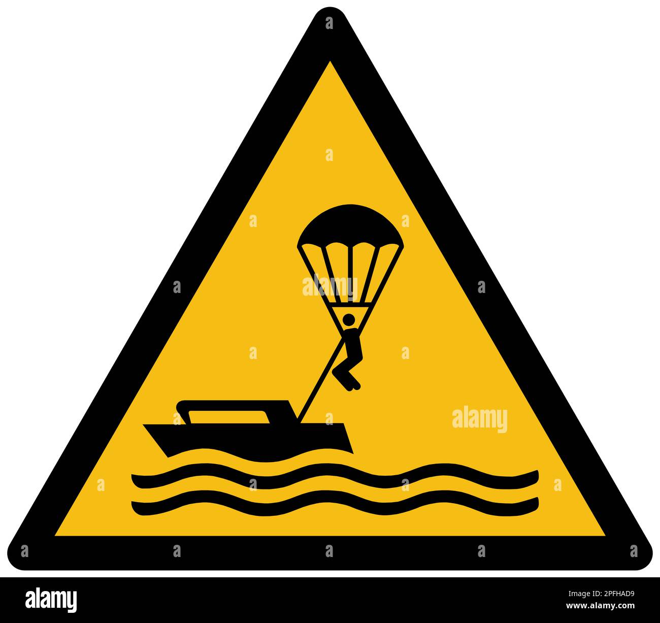 ISO 7010 Parasailing sign Stock Photo - Alamy