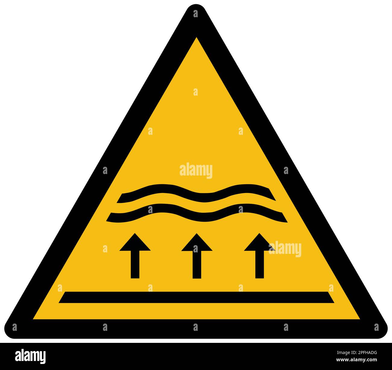ISO 7010 flood zone sign Stock Photo - Alamy