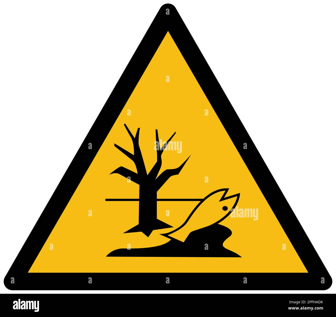 ISO 7010 Substance or mixture that can cause an environmental hazard ...