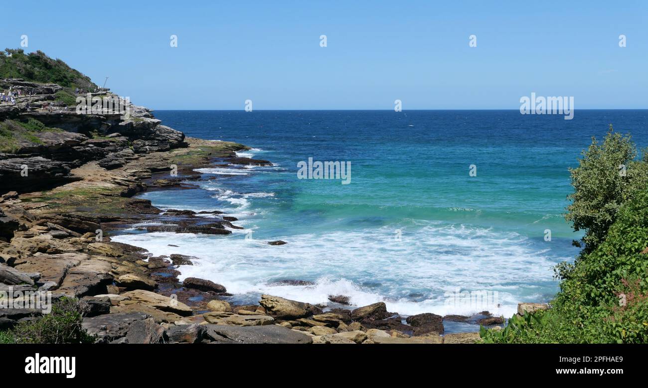 Powerful waves crashing onto coastal hi-res stock photography and ...