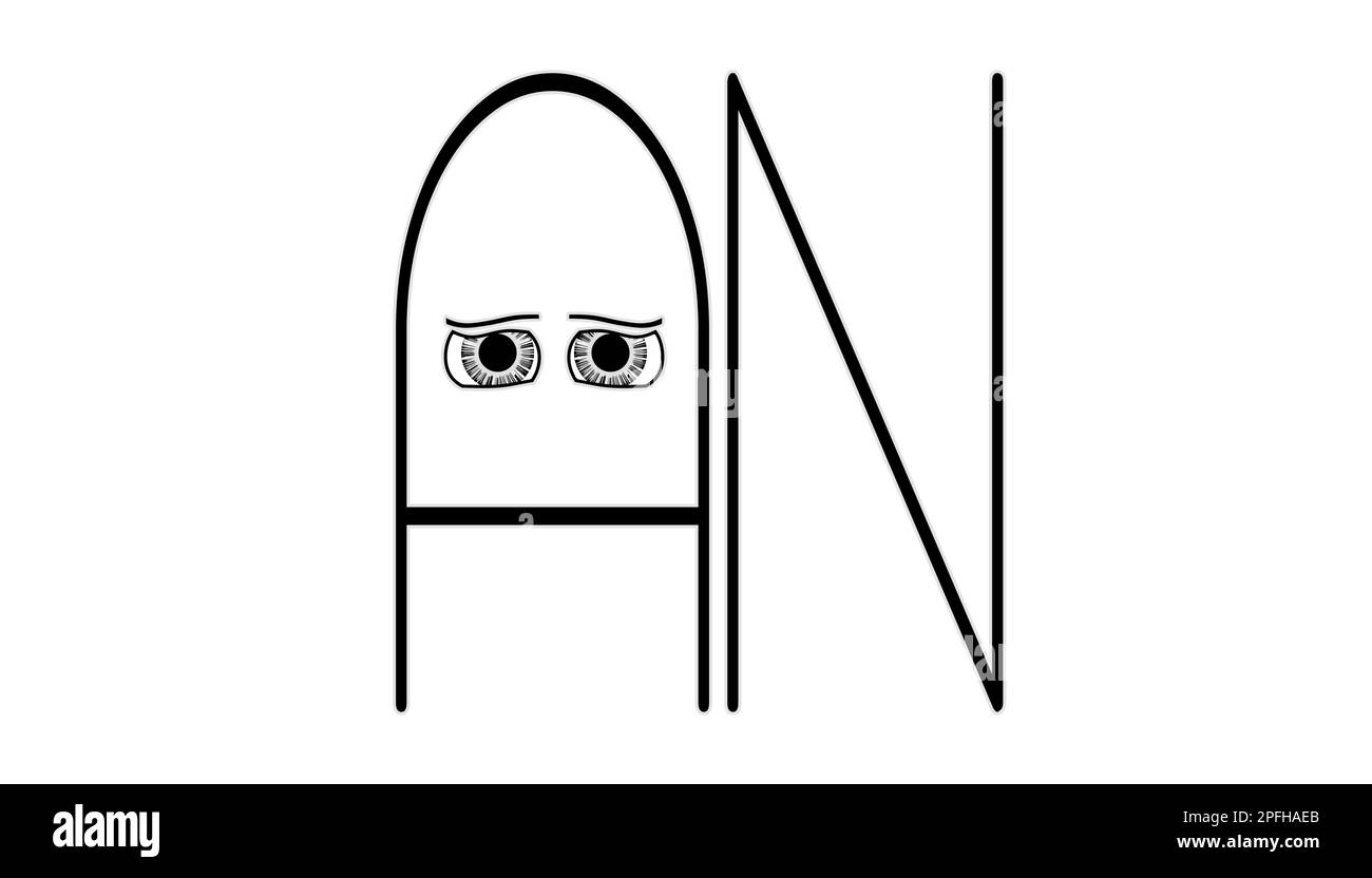 Cartoon typography Cut Out Stock Images & Pictures - Alamy