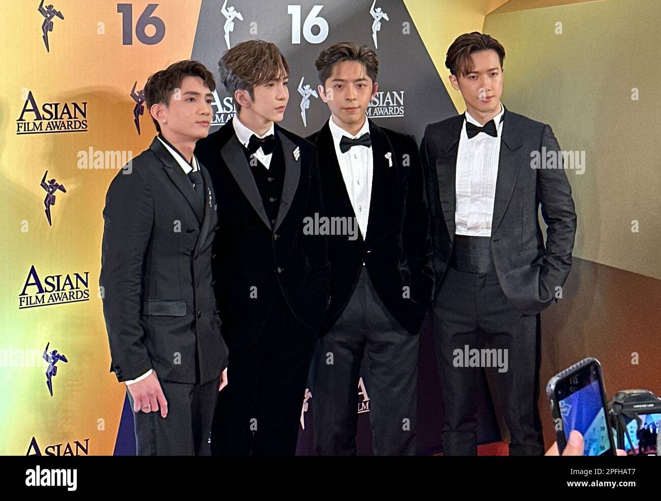 (L to R) Lokman Yeung, Anson Lo Hon-ting, Edan Lui Cheuk-on, and ...