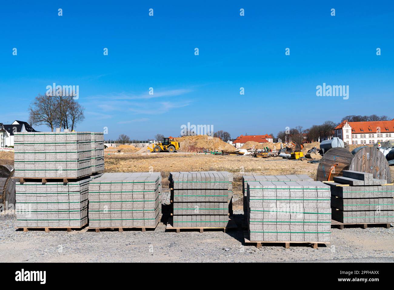 Blue engineering paving tiles hi-res stock photography and images - Alamy