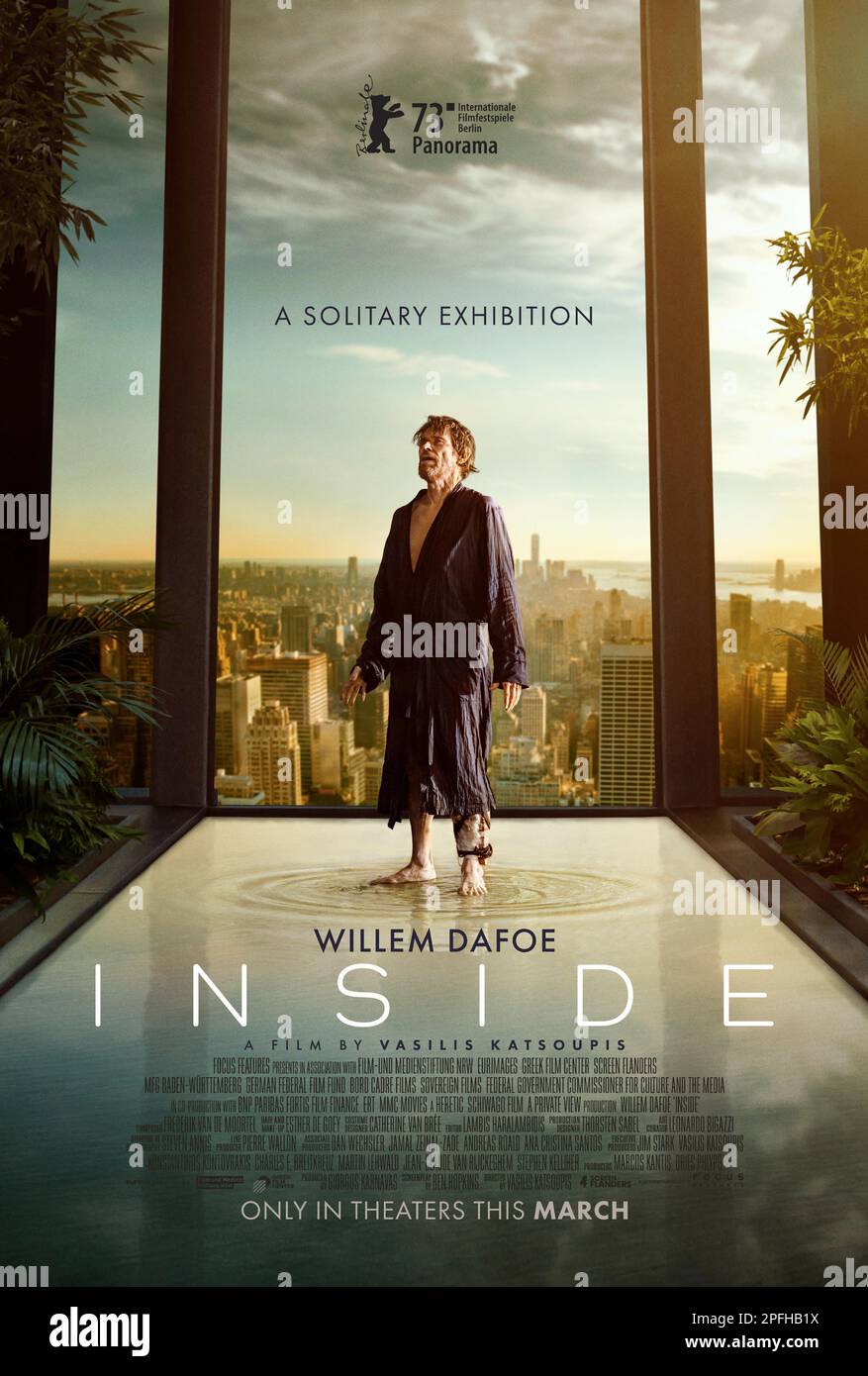 Poster, "Inside" (2023). Photo credit: Focus Features Stock Photo - Alamy