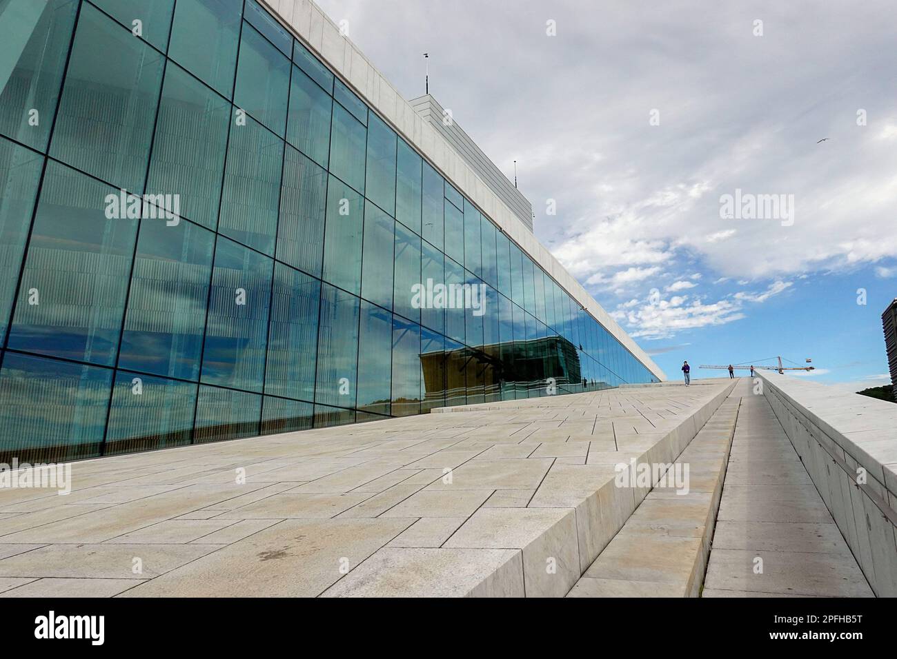 Norway, Oslo, The Oslo Opera House (Den Norske Opera & Ballett) is the ...