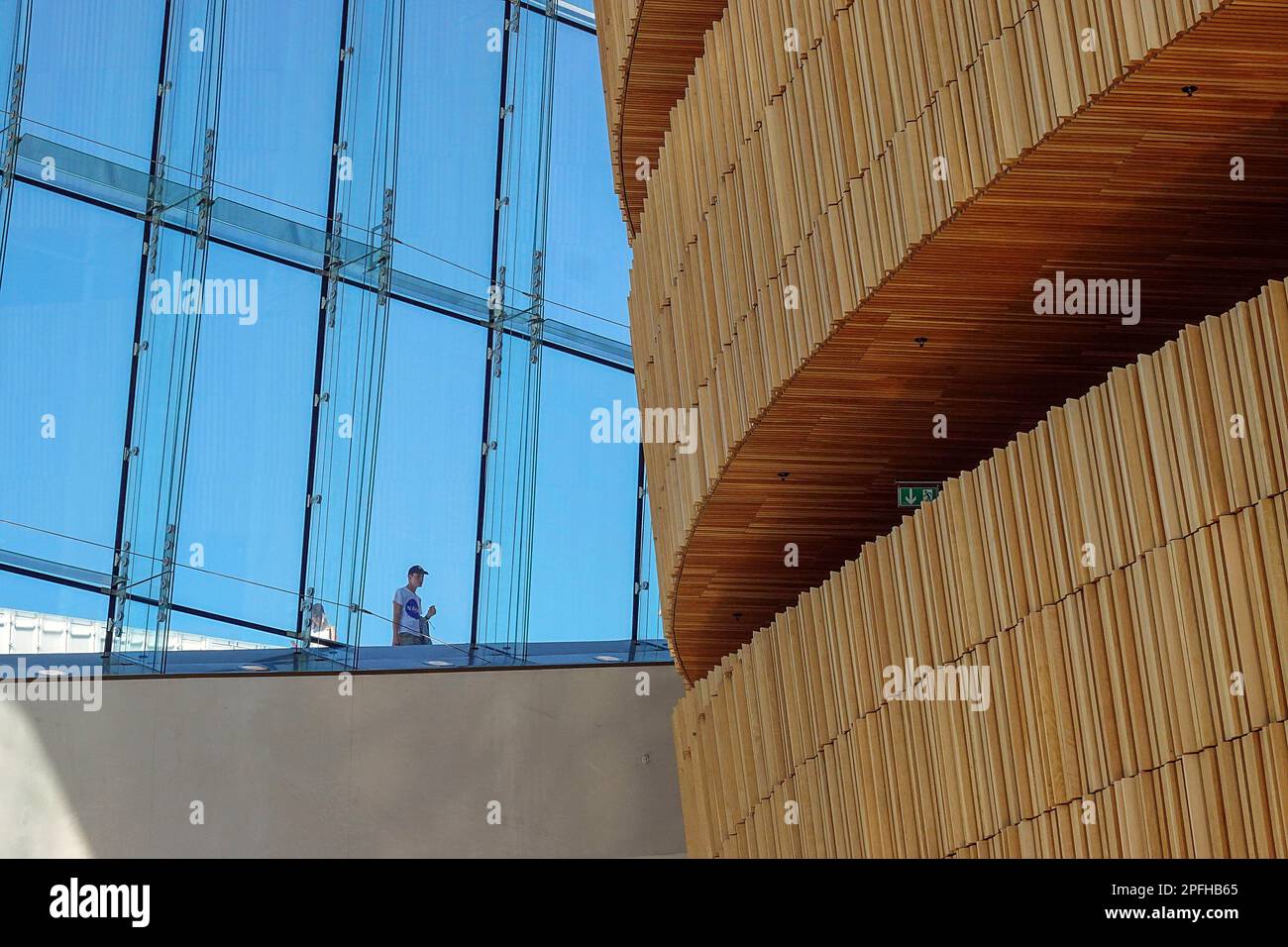 Norway, Oslo, The Oslo Opera House (Den Norske Opera & Ballett) is the ...