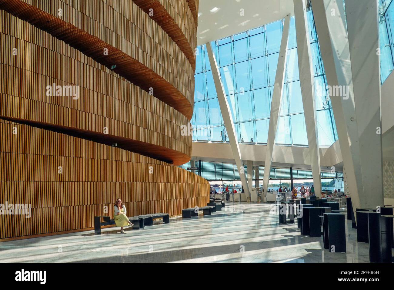 Norway, Oslo, The Oslo Opera House (Den Norske Opera & Ballett) is the ...