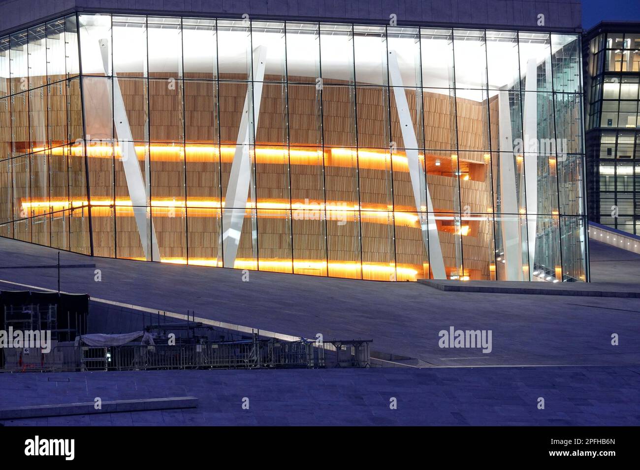 Norway, Oslo, The Oslo Opera House (Den Norske Opera & Ballett) is the ...