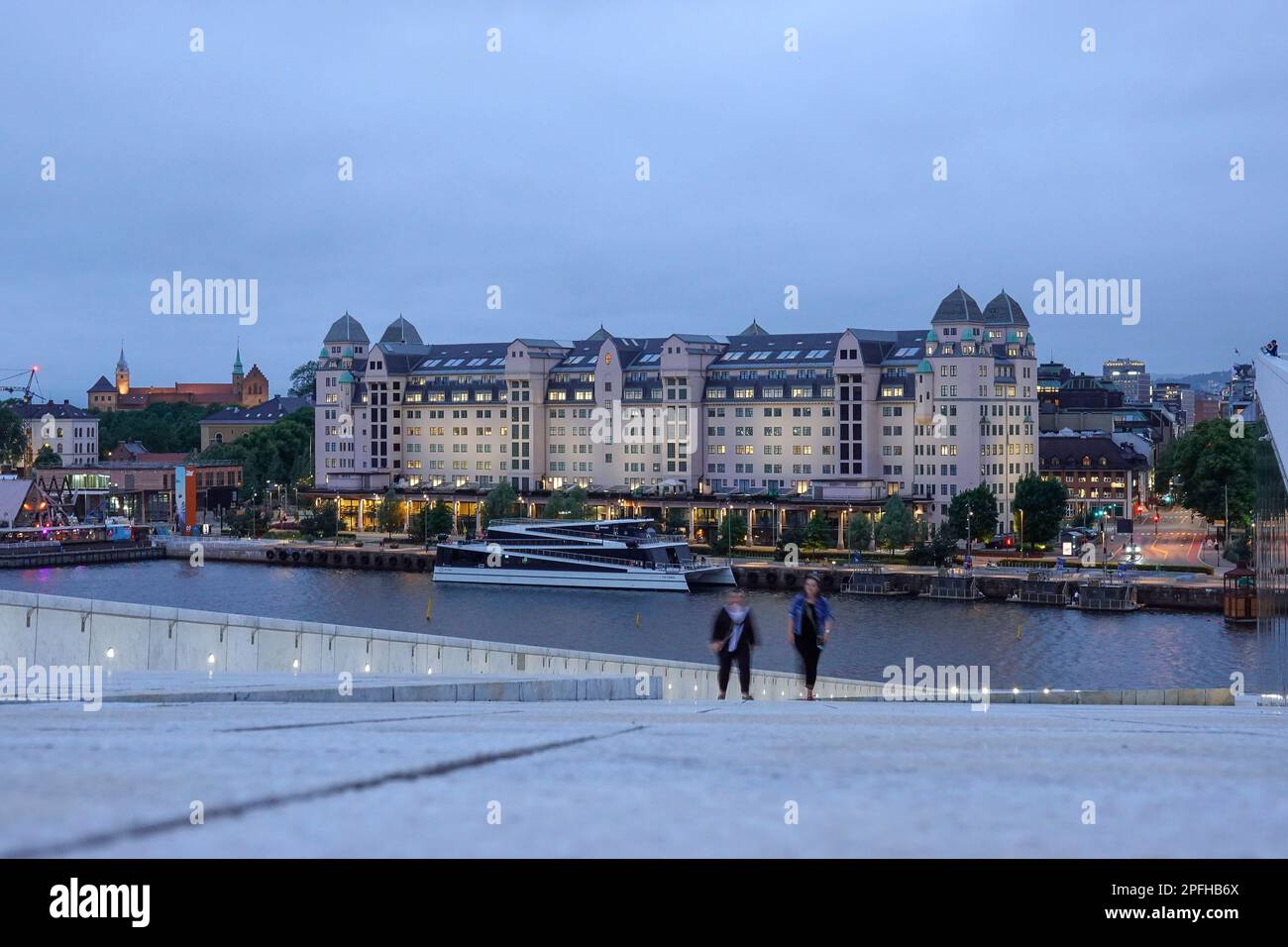Norway, Oslo, The Oslo Opera House (Den Norske Opera & Ballett) is the ...