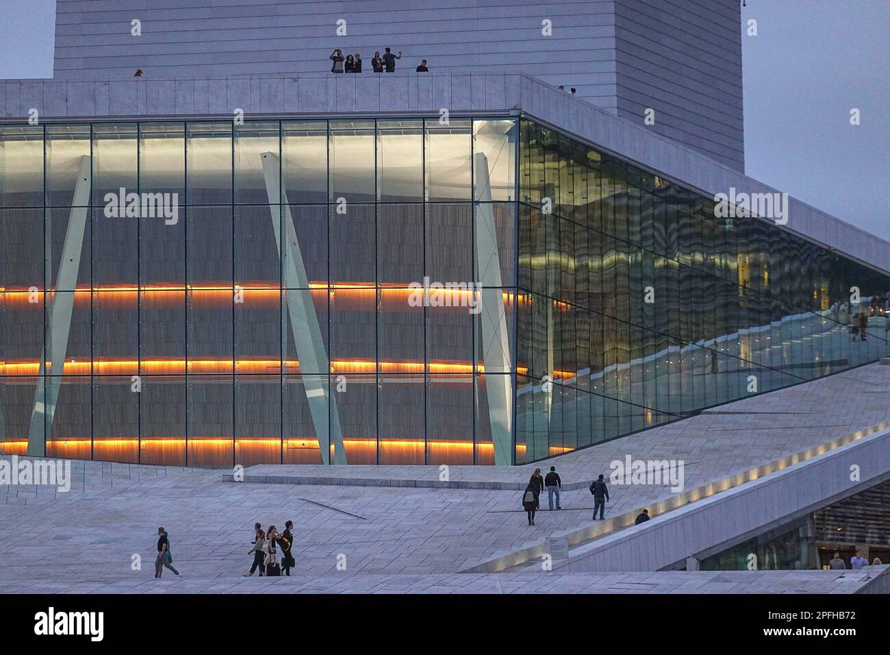 Norway, Oslo, The Oslo Opera House (Den Norske Opera & Ballett) is the ...