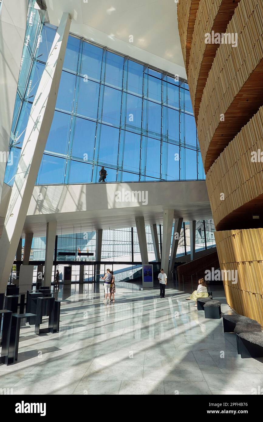 Norway, Oslo, The Oslo Opera House (Den Norske Opera & Ballett) is the ...