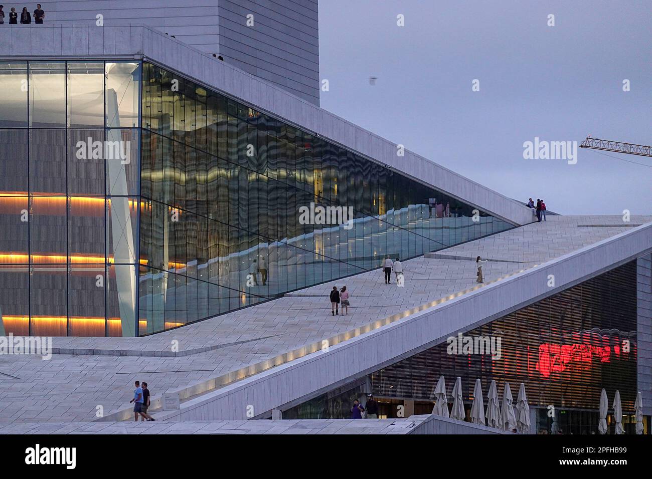 Norway, Oslo, The Oslo Opera House (Den Norske Opera & Ballett) is the ...