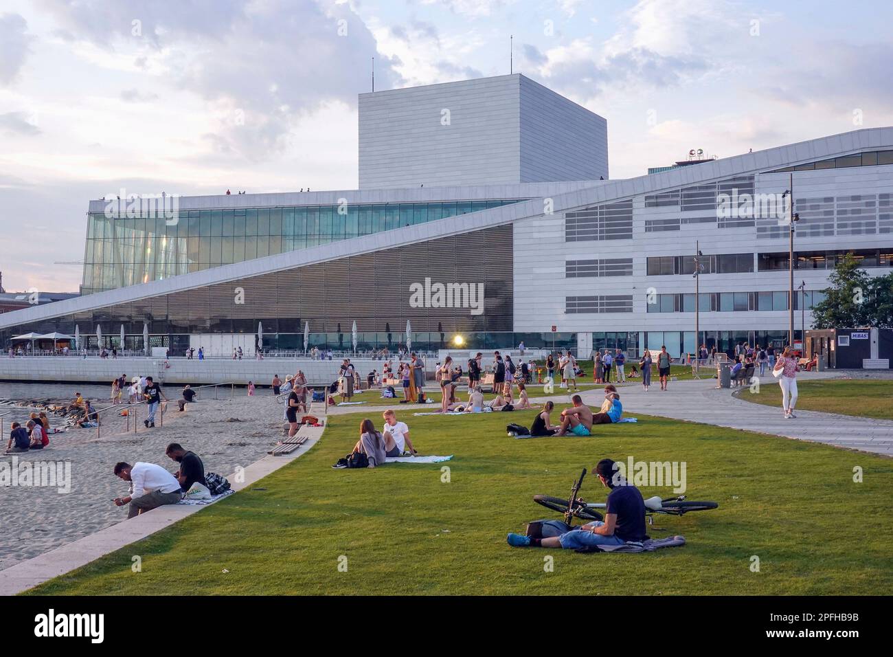 Norway, Oslo, The Oslo Opera House (Den Norske Opera & Ballett) is the ...