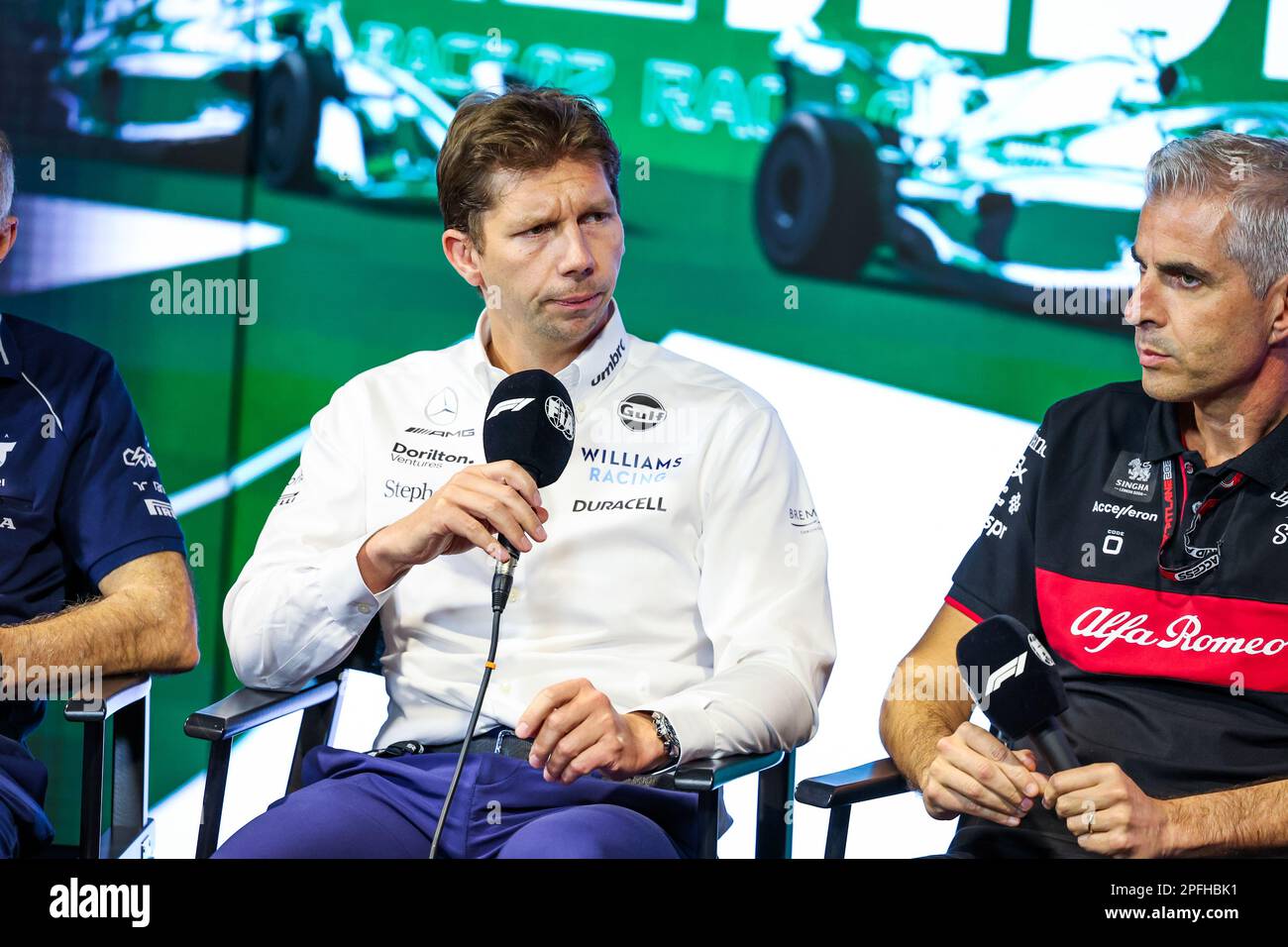 Jeddah, Saudi Arabia. 17th Mar, 2023. VOWLES James, Team Principal of ...