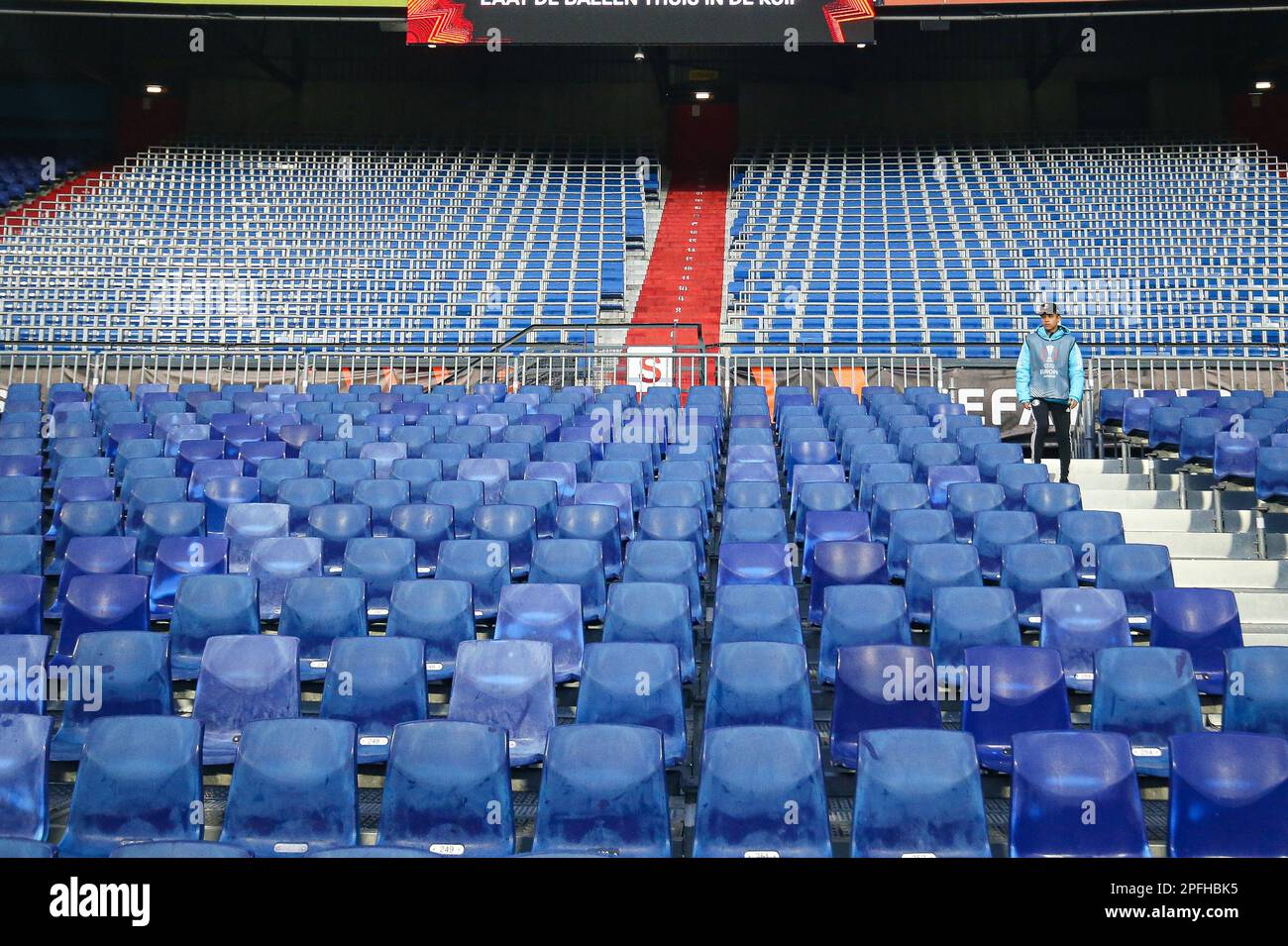 ROTTERDAM, 16-3-2023, Stadium de Kuip, the UEFA Europa League ...