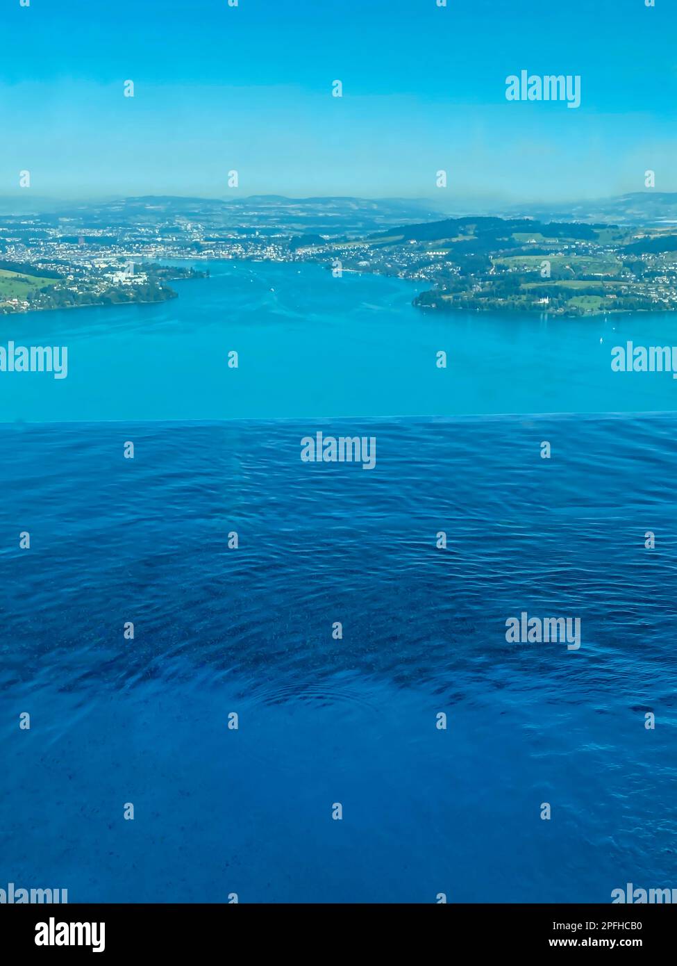 Luxury modern swimming pool high angle hi-res stock photography and ...