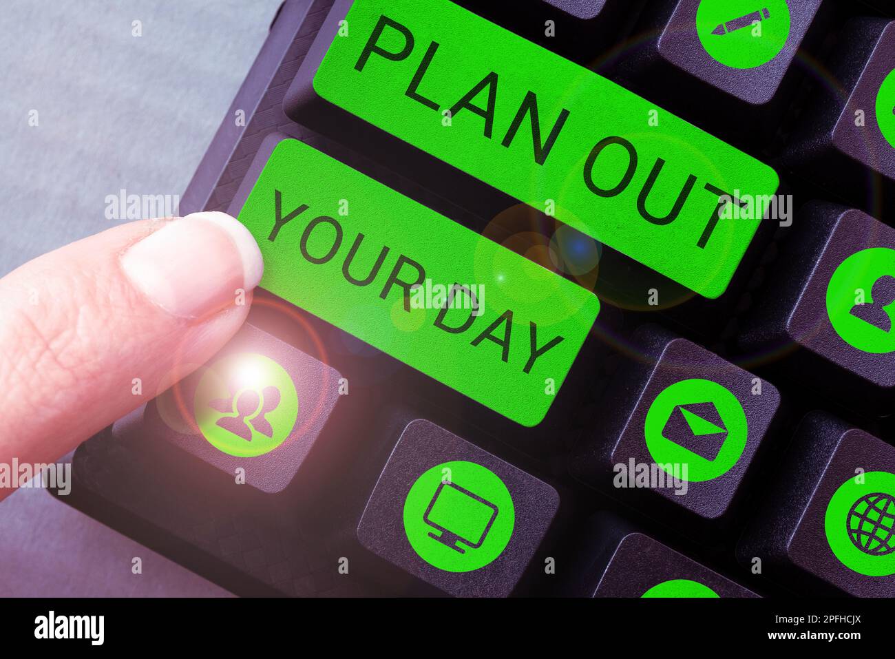 Inspiration showing sign Plan Out Your Day. Concept meaning Make an ...