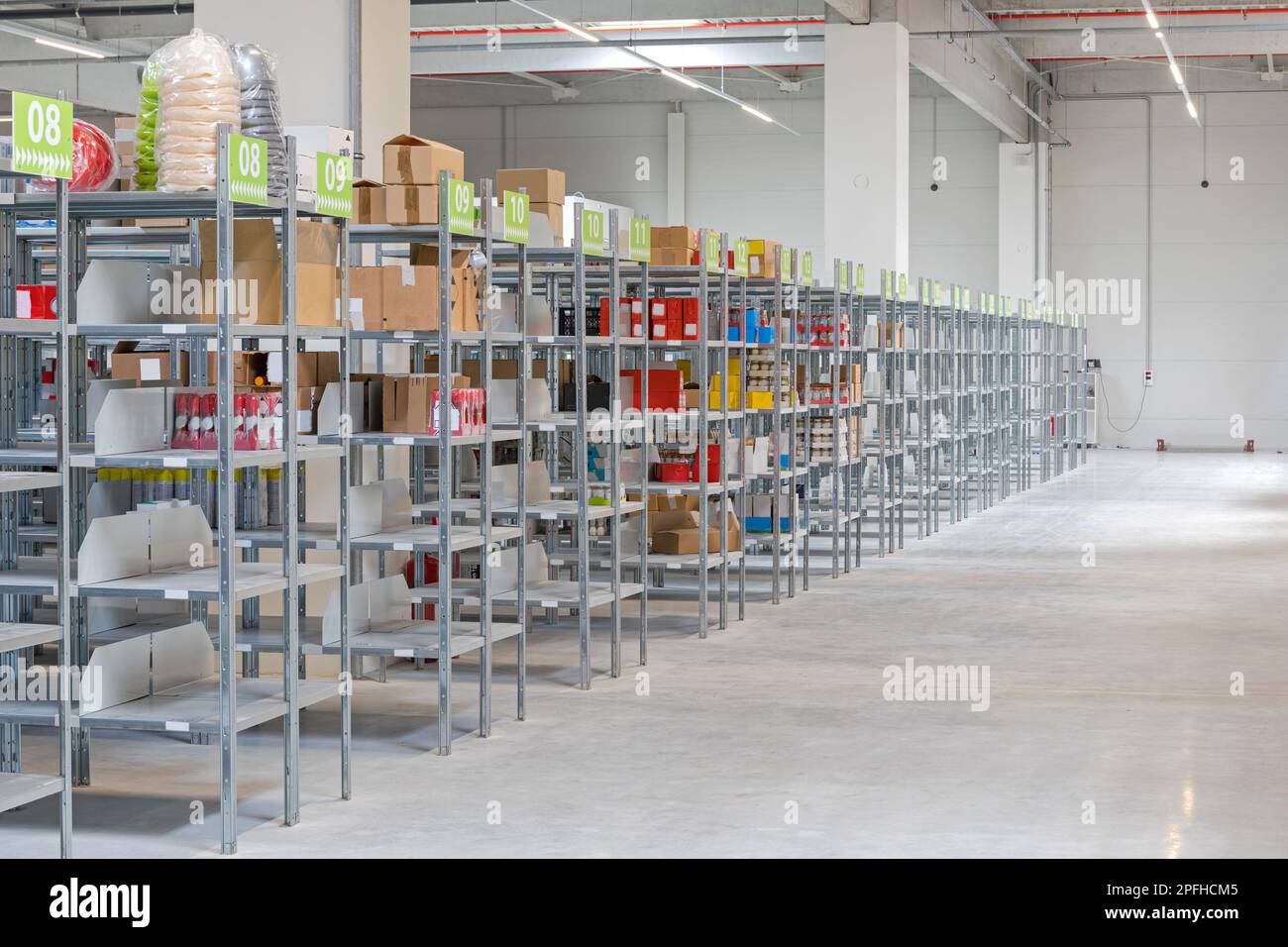 New Shelving System in Picking Warehouse Distribution Centre Stock ...
