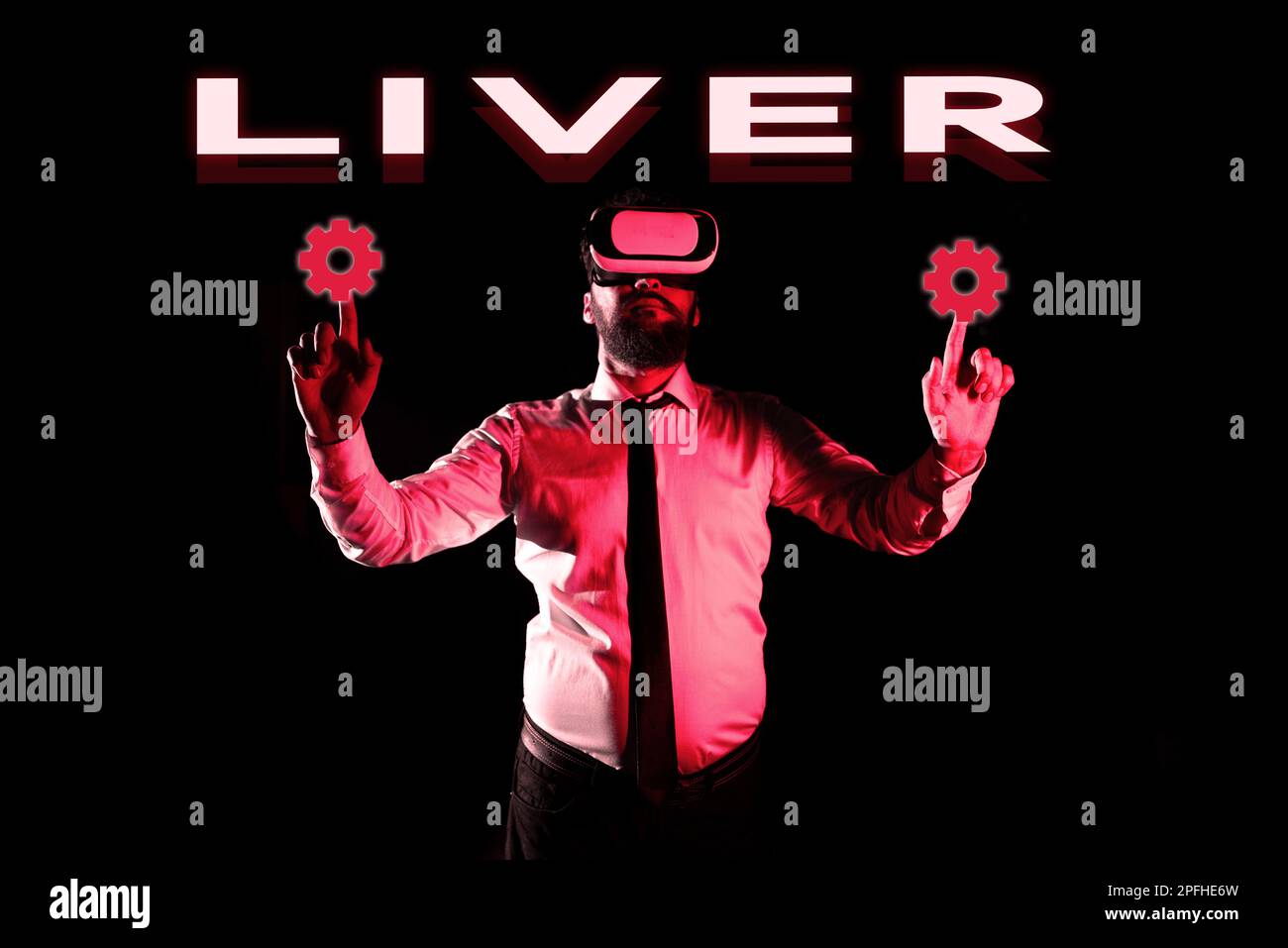 Text sign showing Liver. Word for Large lobed glandular organ in the ...