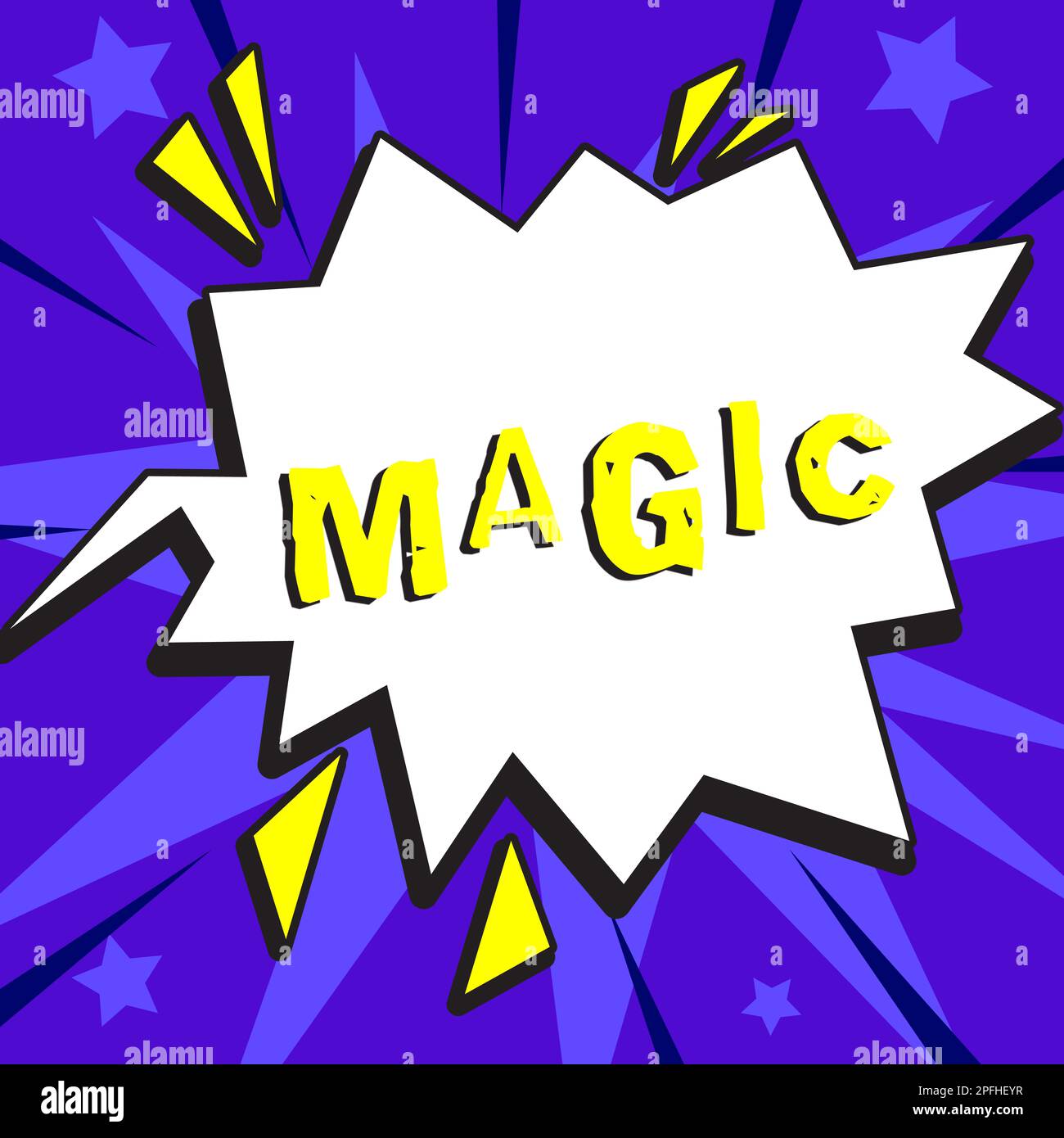 Text showing inspiration Magic. Concept meaning power of influencing ...