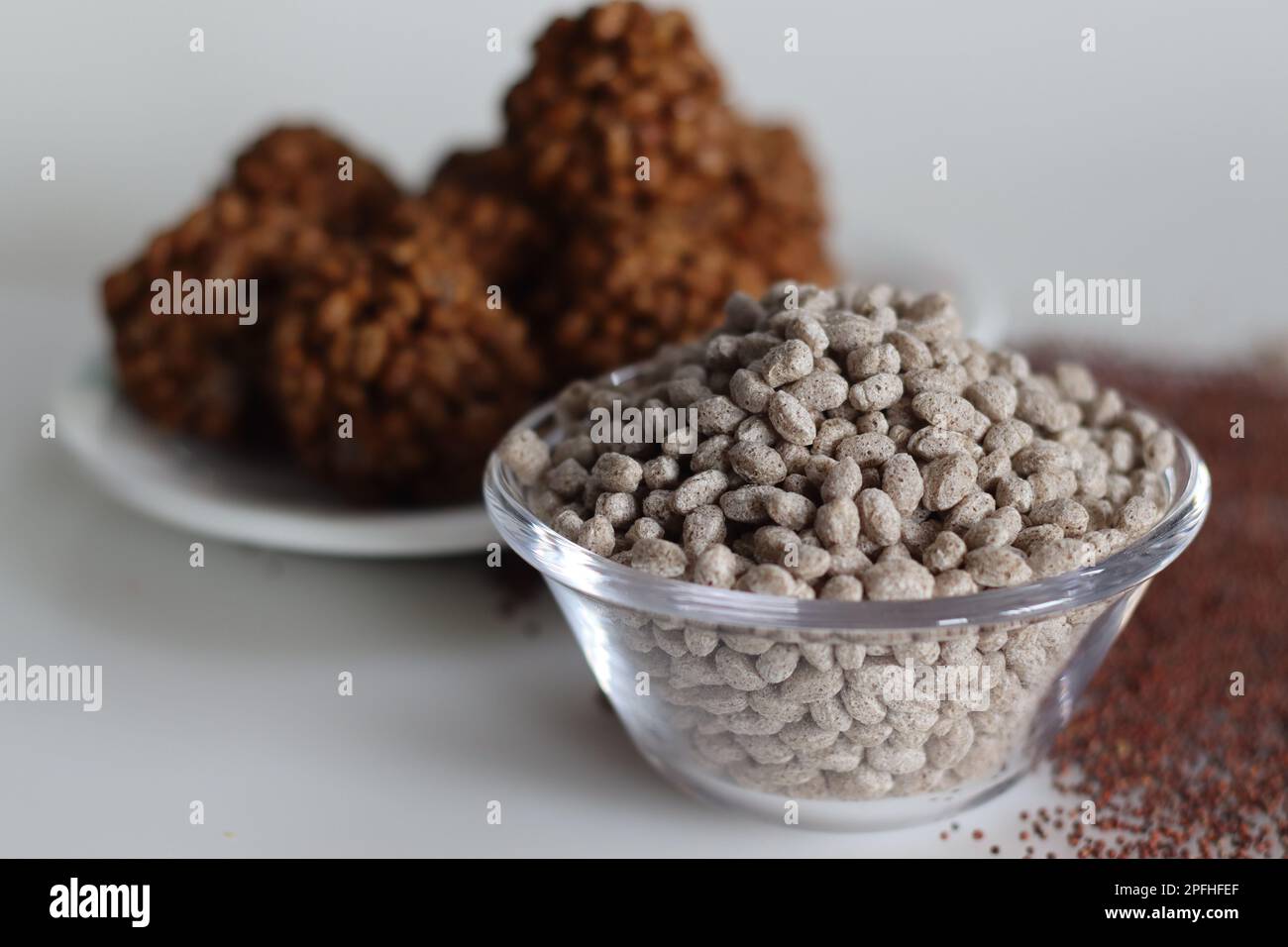 Puffed ragi hi-res stock photography and images - Alamy