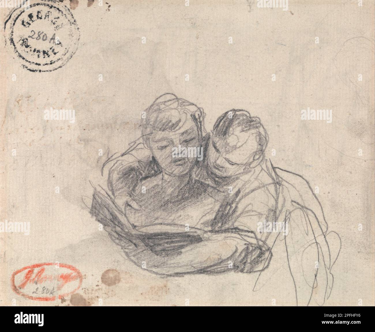 18th century book reading hi-res stock photography and images - Alamy