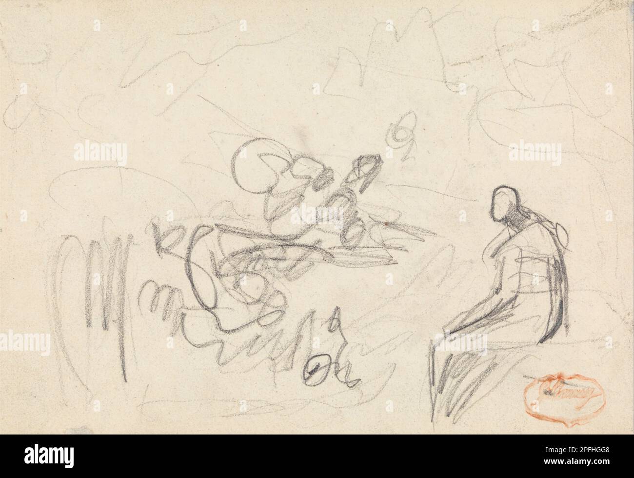 Figure Composition Study 43 by George Romney Stock Photo - Alamy