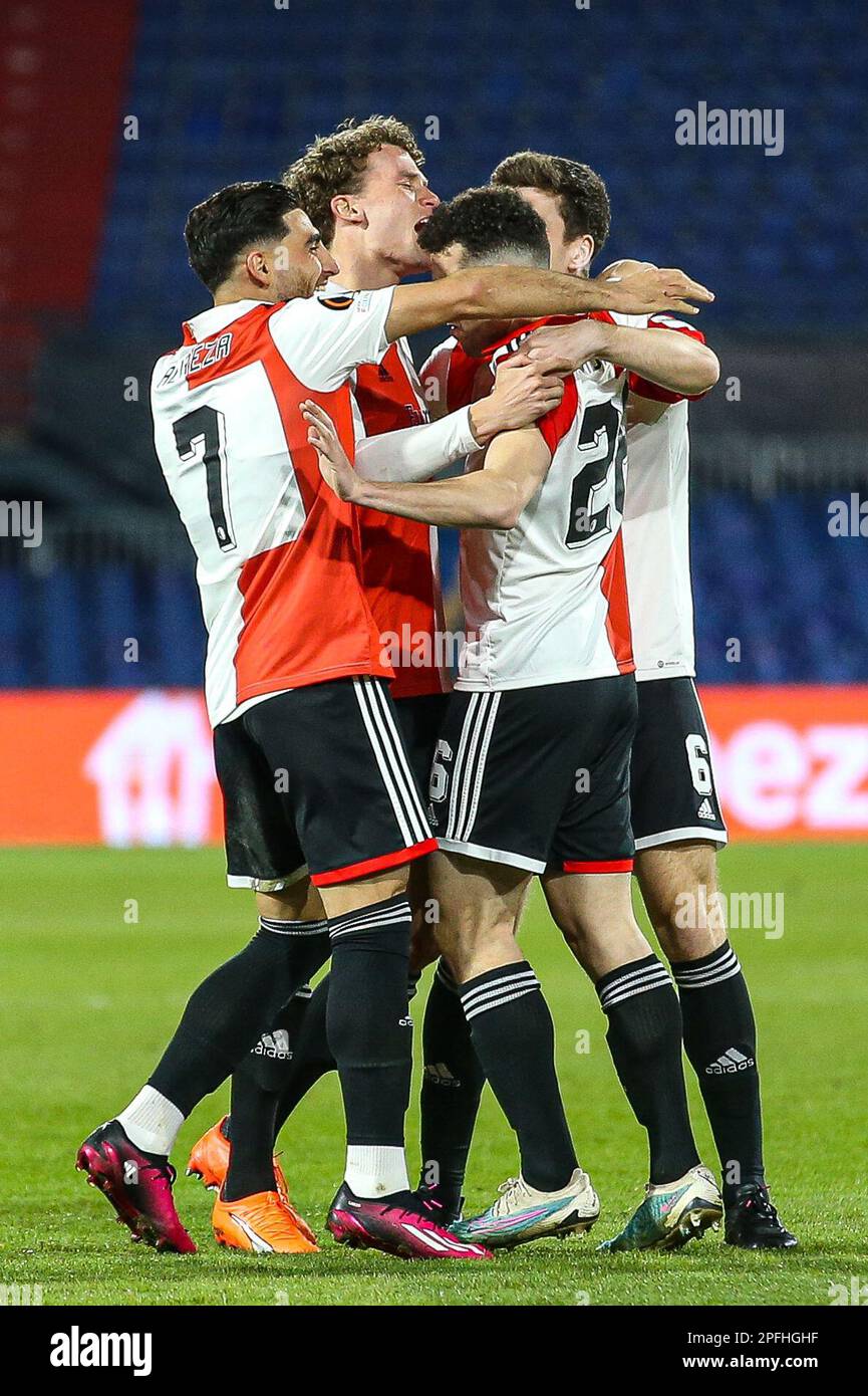 ROTTERDAM, 16-3-2023, Stadium de Kuip, the UEFA Europa League, Feyenoord - Shakhtar Donetsk ...