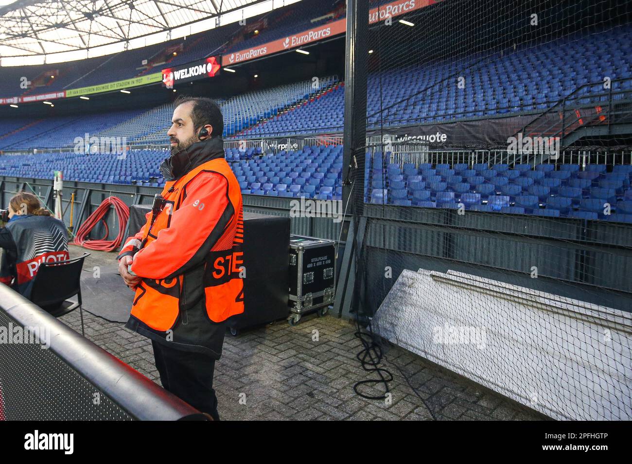 ROTTERDAM, 16-3-2023, Stadium de Kuip, the UEFA Europa League ... ROTTERDAM, 16-3-2023, Stadium de Kuip, the UEFA Europa League ...