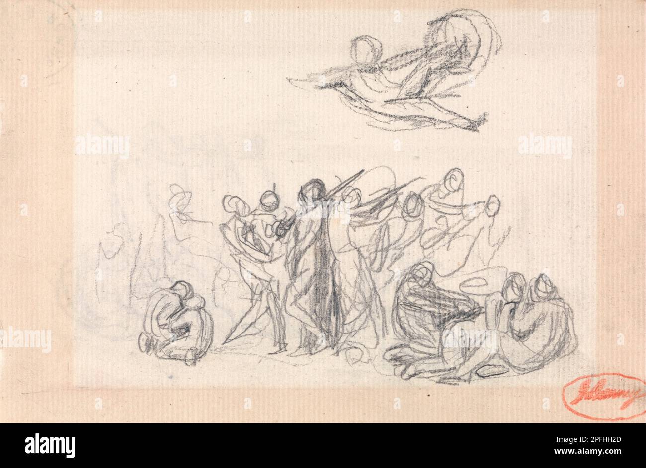 Flying figures painting hi-res stock photography and images - Alamy