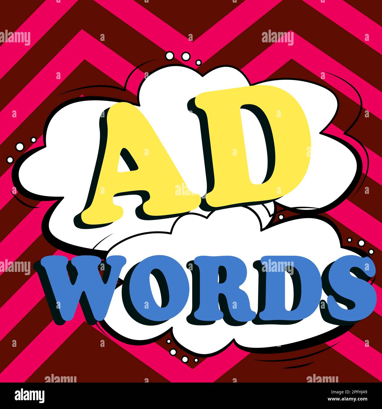 Text caption presenting Ad Words. Conceptual photo oversee and control ...