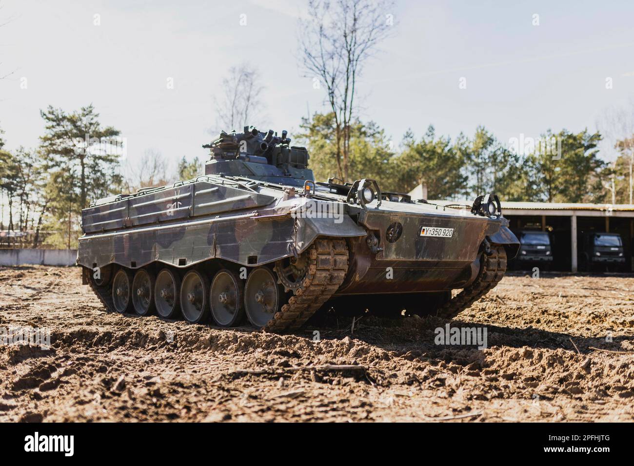 Marder 1 infantry fighting vehicle, taken as part of a capability show ...