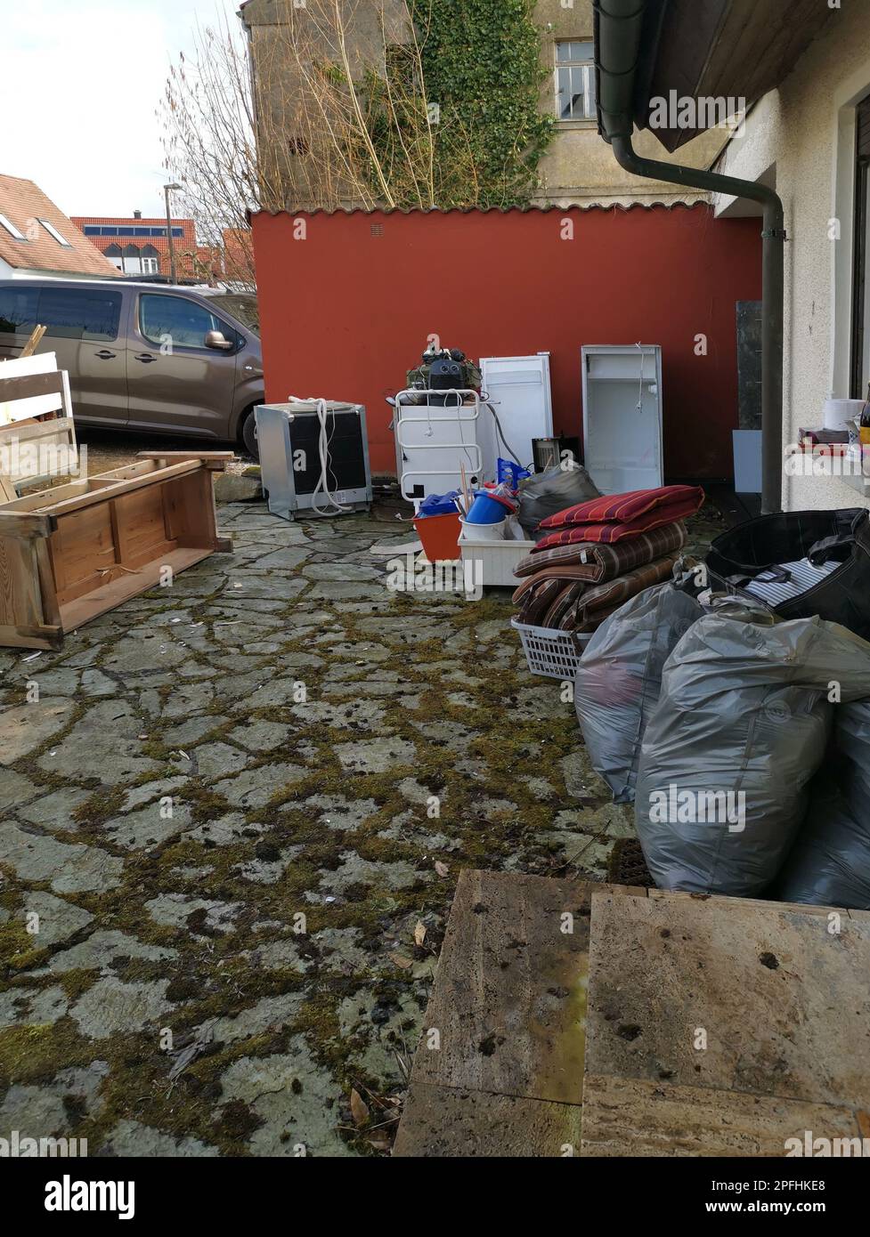 Clearing out an old house Stock Photo - Alamy