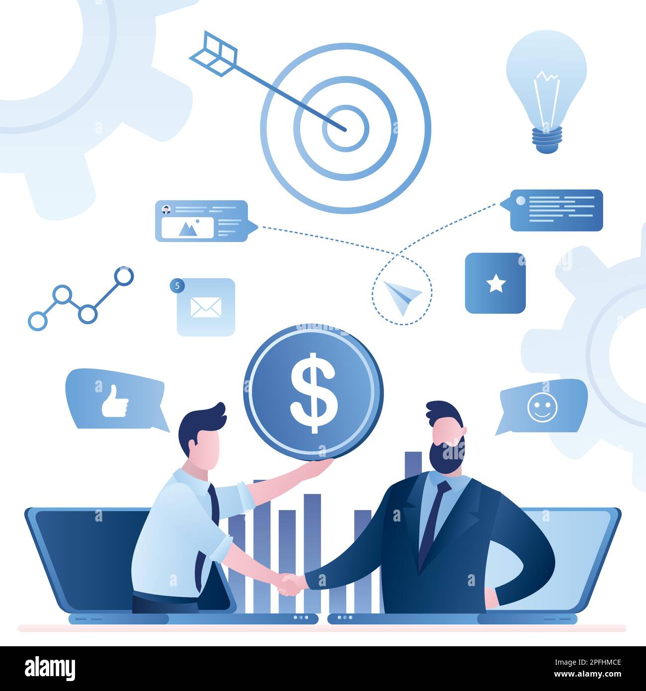 B2b marketing Stock Vector Images - Alamy