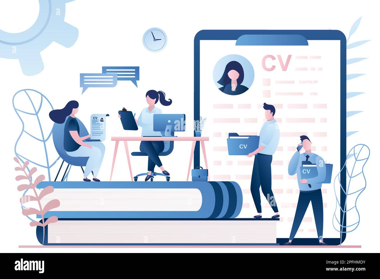 Employment specialist Stock Vector Images - Alamy