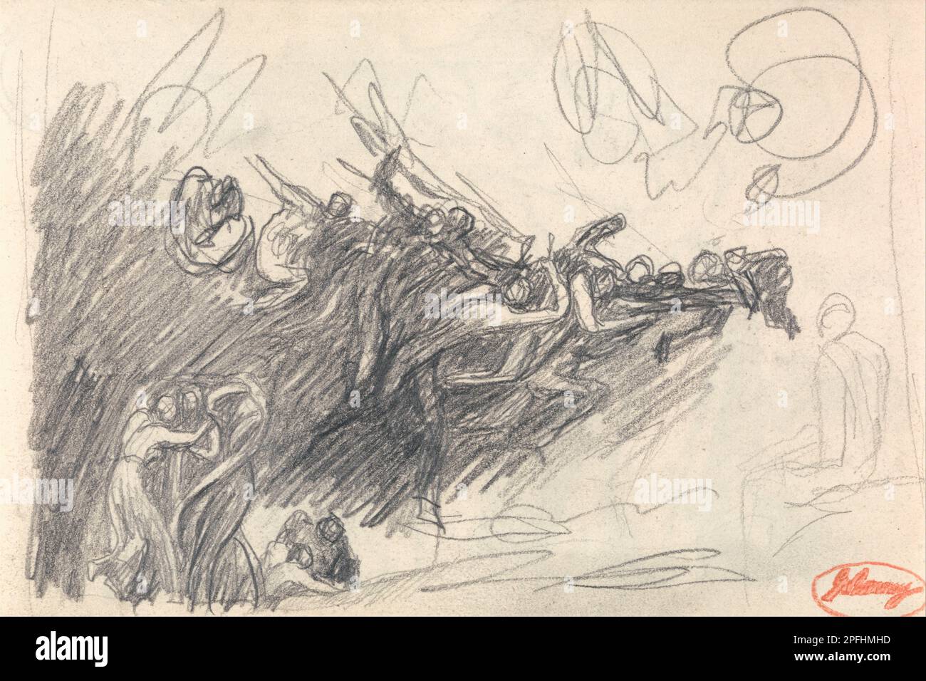 The Three Graces and Fiends Deriding Christ for "The Temptation of ...