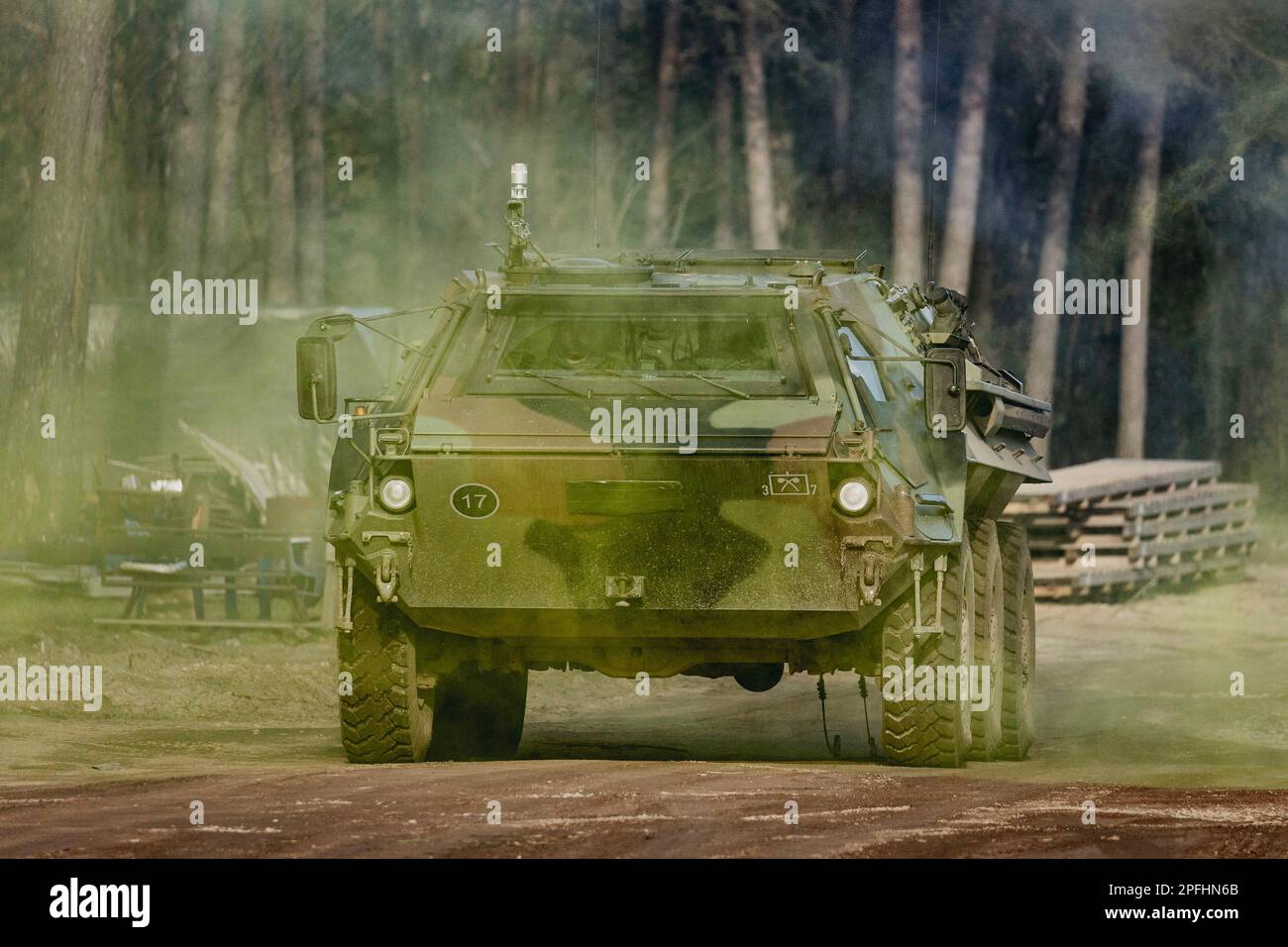 Grinding Angle, Deutschland. 16th Mar, 2023. Fuchs 1A8A7 ABC armored ...