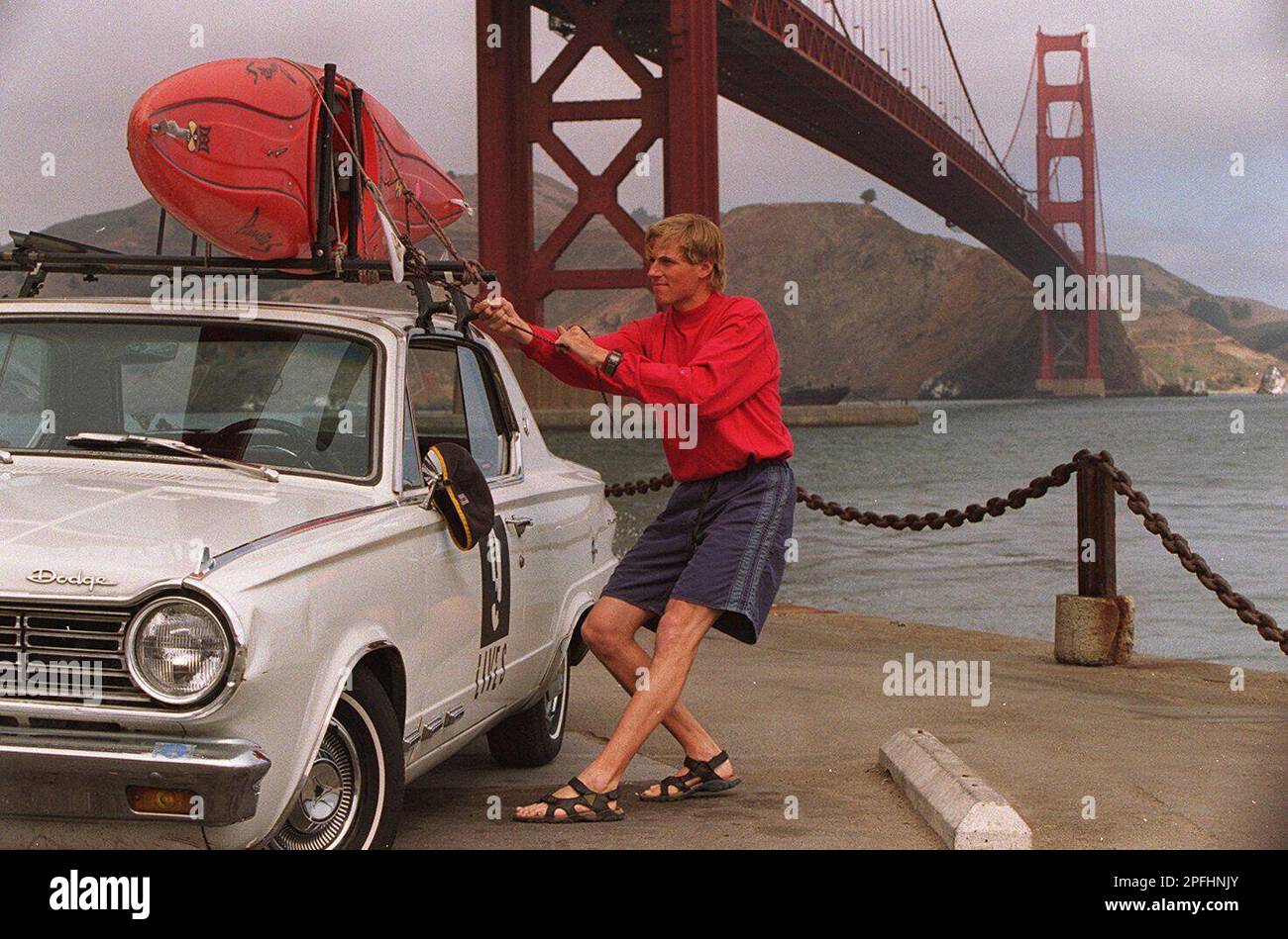 DESIGNERS 2/C/23SEP96/DD/LS Cameron Lawson is wearing spfire pants and ...