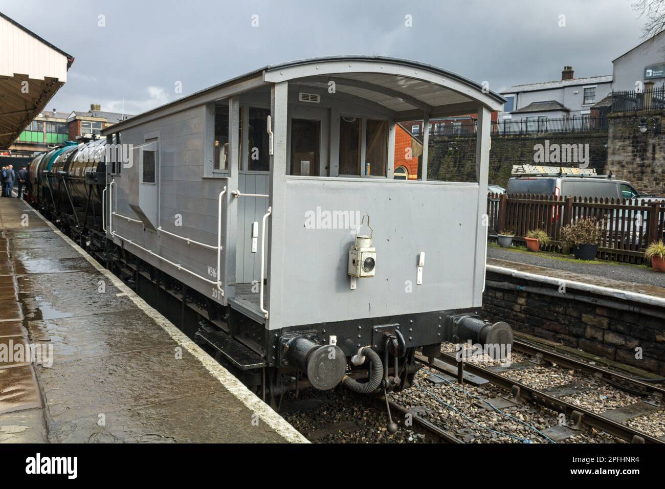 Railway brake van hi-res stock photography and images - Alamy