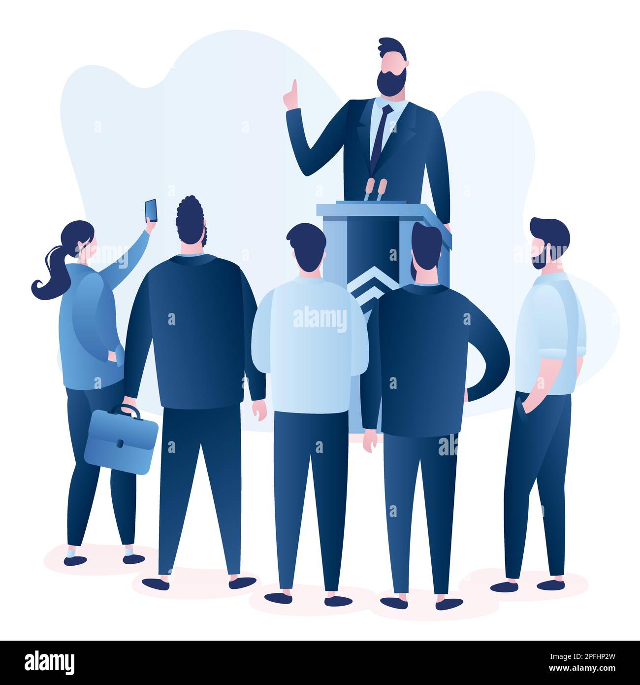 Microphone politics Stock Vector Images - Alamy