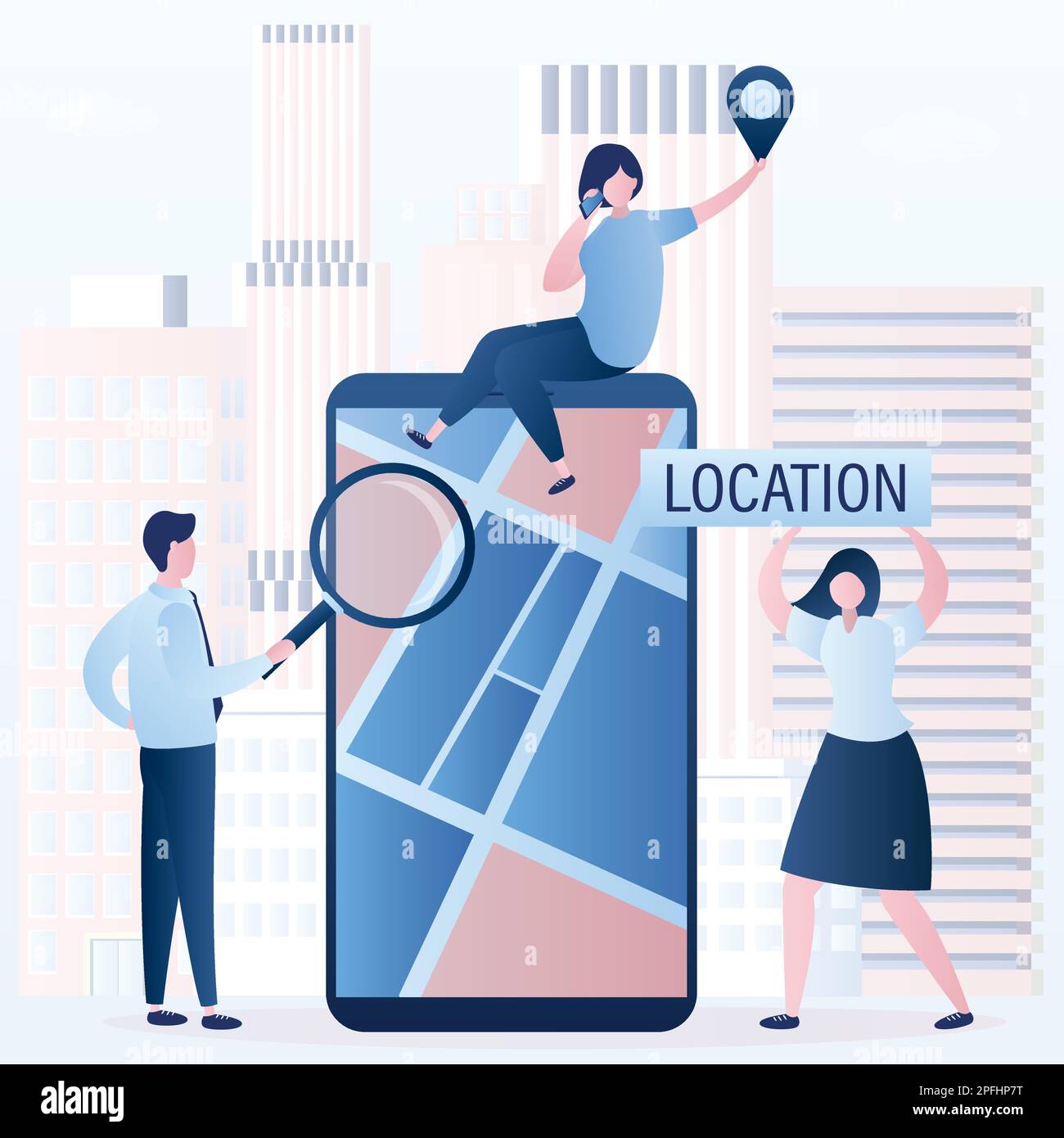 Navigation characters Stock Vector Images - Alamy